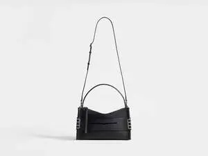 JW Anderson Loafer Handbag In 100% Full Grain Calf Leather - Black