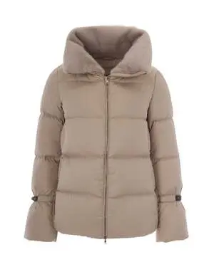 Herno Hooded Puffer Coat With Faux Fur Collar - 1980