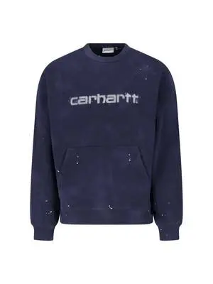 Carhartt Work In Progress Graphic Crewneck Sweatshirt - Blue