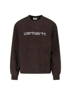 Carhartt Work In Progress Graphic Crewneck Sweatshirt - Brown