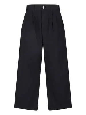 Carhartt Work In Progress Wide-leg Pleated Cotton Trousers