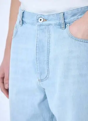 Bottega Veneta Extra Bleached Wide Leg Jeans