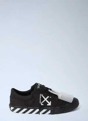 Off-White Vulcanized Undercut Sneakers - Black