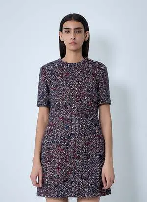 Gucci Boucle Mini Dress - Blue