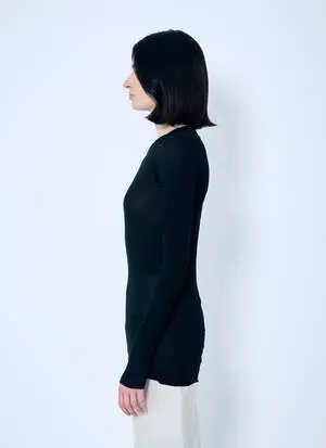 Rick Owens Rib Long Sleeve Top