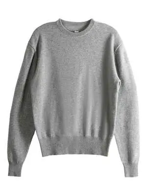 TOTEME Classic Cashmere Crew Knit Sweater - Gray