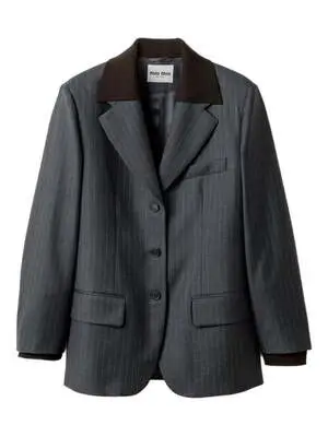 Miu Miu Tailored Single-breasted Blazer