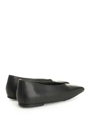 Rick Owens Leather Ballerinas