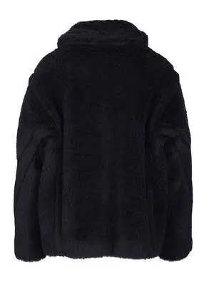 Max Mara Fuggito Short Teddy Single Breast Coat