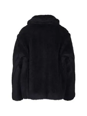 Max Mara Fuggito Short Teddy Single Breast Coat