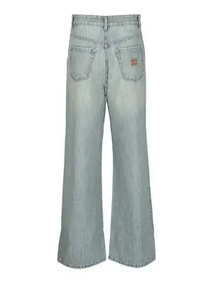 Miu Miu Chambray Denim Trousers