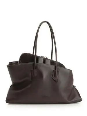 Attico Medium La Passeggiata Shoulder Bag - Brown