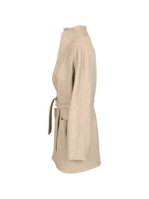 Max Mara Short Cashmere Cardigan Coat - Cream