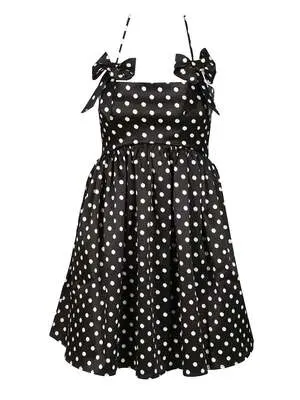 GANNI Polka Dot Mini Dress