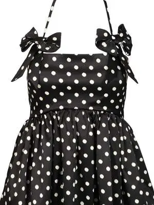 GANNI Polka Dot Mini Dress