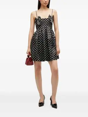 GANNI Polka Dot Mini Dress