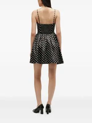 GANNI Polka Dot Mini Dress
