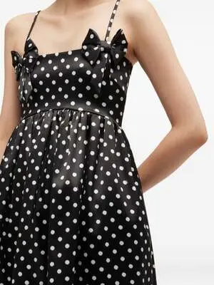 GANNI Polka Dot Mini Dress