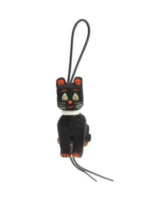 Loewe Felt Cat Charm Louis Wain - Black