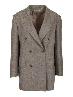 Tagliatore Double-breasted Blazer - Gray