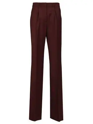 Max Mara Wool Gabardine Trousers