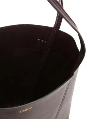 Chloé Spin Large Hammered Leather Tote Bag - Multicolor