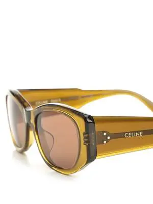 Celine Rectangular Acetate Sunglasses