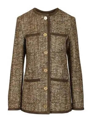 GOLDEN GOOSE Golden Goose Women Long Boxy Tweed Blazer