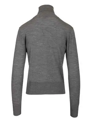 FORTE_FORTE Merino Wool Ribbed Turtleneck