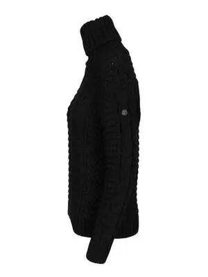 Moncler X Edward Enninful Cable Knit Virgin Wool Sweater