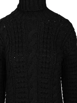 Moncler X Edward Enninful Cable Knit Virgin Wool Sweater