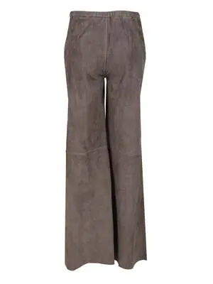 FORTE_FORTE Lightweight Suede Trousers