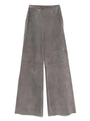 FORTE_FORTE Lightweight Suede Trousers