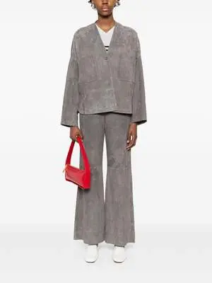 FORTE_FORTE Lightweight Suede Trousers