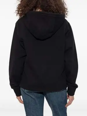 Burberry Cotton Hoodie With Drawstring And Logo Print