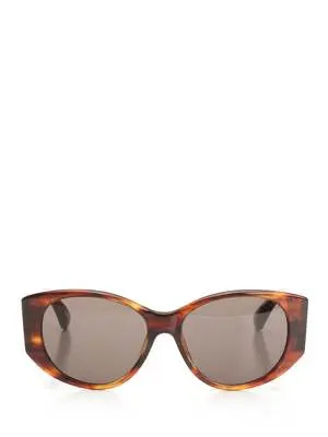 Balenciaga Nano Round Sunglasses - Brown