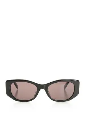 Celine Rectangular Acetate Sunglasses - Black