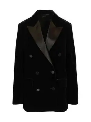 GOLDEN GOOSE Double-breasted Jacket - Black