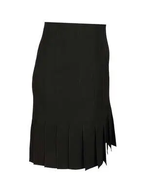 Marni Pleated Wool Mini Skirt