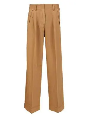 FORTE_FORTE Tailored Trousers - Brown