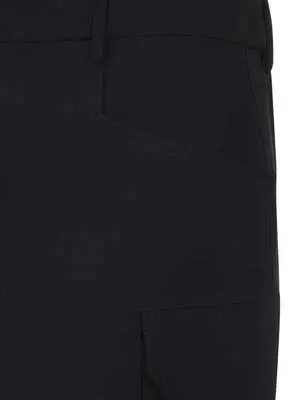 Rick Owens Firebanks Wool Midi Skirt