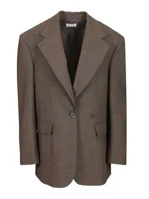 P.a.r.o.s.h Tailored Oversized Jacket - Gray