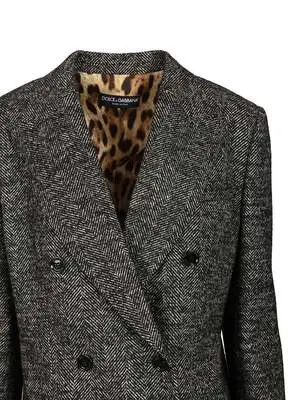 Dolce & Gabbana Double-breasted Chevron Jacket
