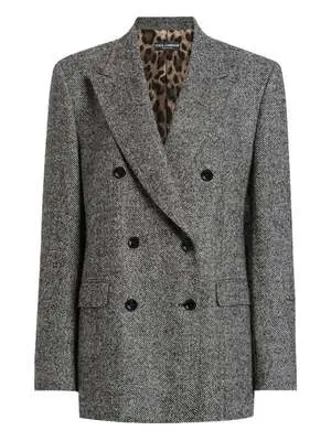 Dolce & Gabbana Double-breasted Chevron Jacket