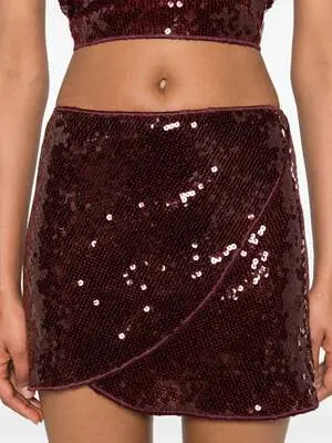 Oseree Sequined Mini Pareo - Multicolor