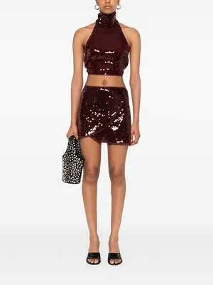Oseree Sequined Mini Pareo - Multicolor