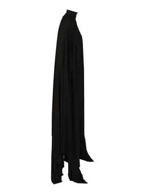 Balenciaga Asymmetrical High Neck Dress