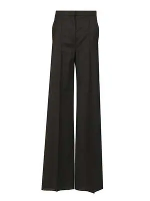Max Mara Wide Leg Wool Trousers