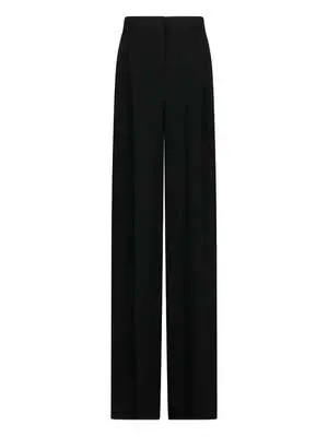 Max Mara Wide Leg Wool Trousers