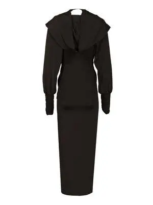 ROTATE BY BIRGER CHRISTENSEN Slinky Hooded Dress